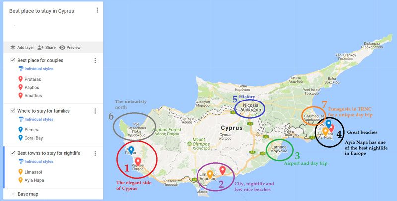 Where to stay in Cyprus