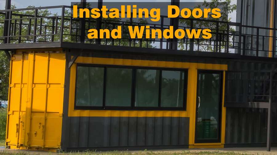 How To Put A Window In A Shipping Container