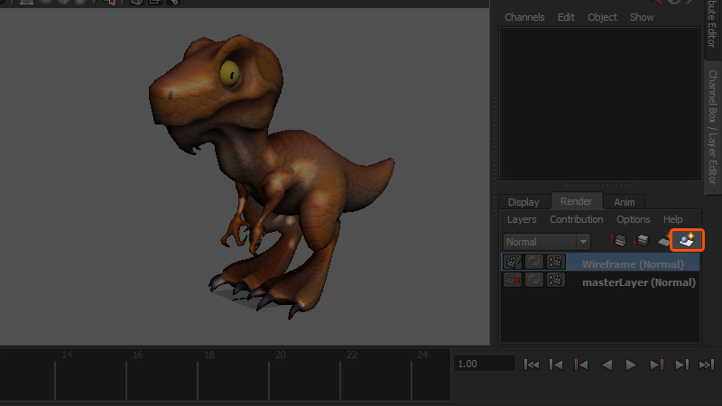 How To Render Wireframe In Maya