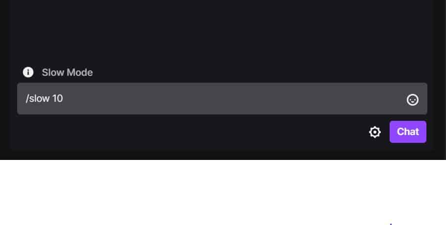 how to turn off slow mode twitch