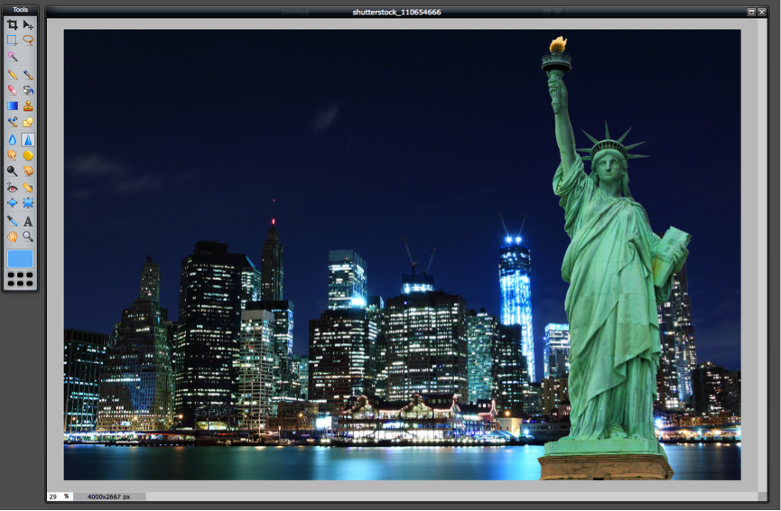 how to use blur tool in pixlr
