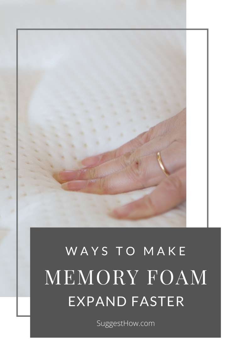 How To Make Memory Foam Pillow Expand Faster