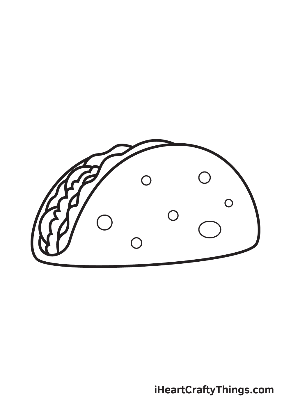 How To Draw A Taco – Step By Step Guide