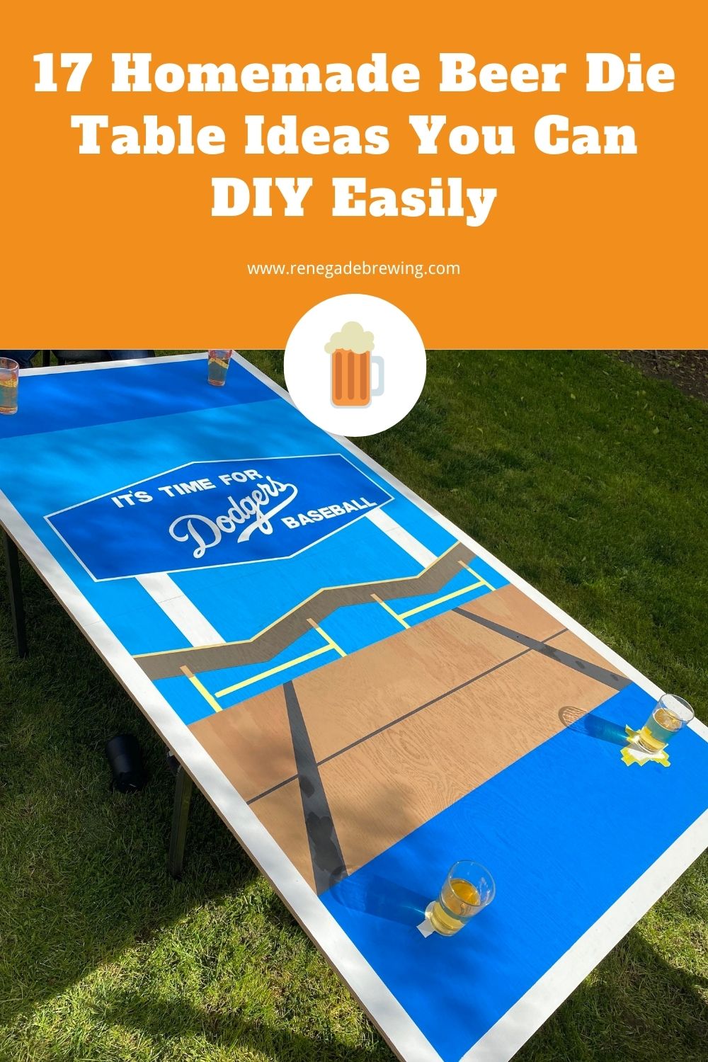 How To Build A Folding Beer Die Table