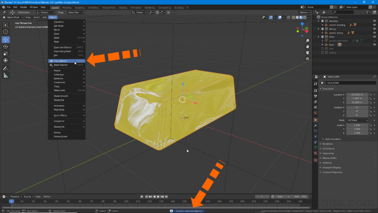 How To Copy And Paste In Blender