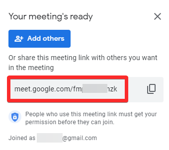 How To Create A Permanent Google Meet Link
