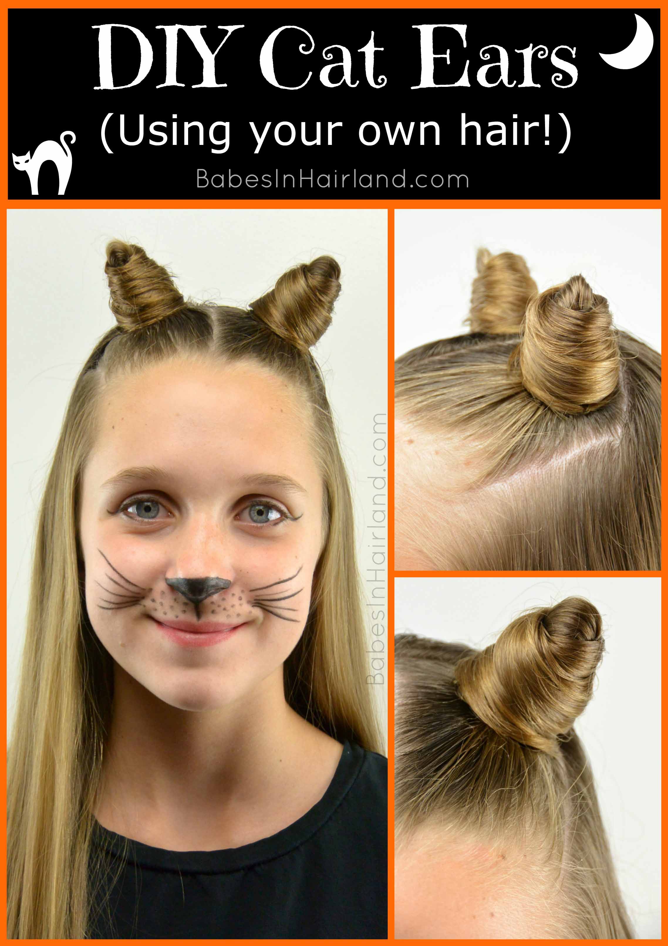 How To Do Cat Ears With Hair