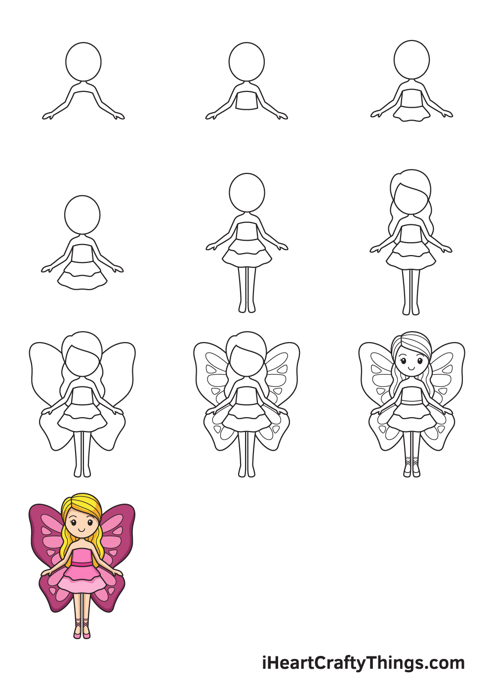 How To Draw A Fairy Princess