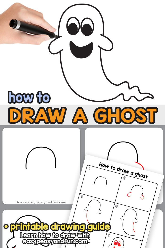 How To Draw A Ghost