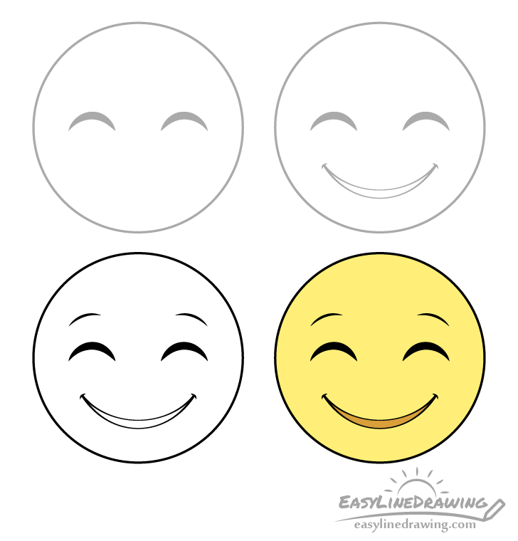 How To Draw A Smiling Face