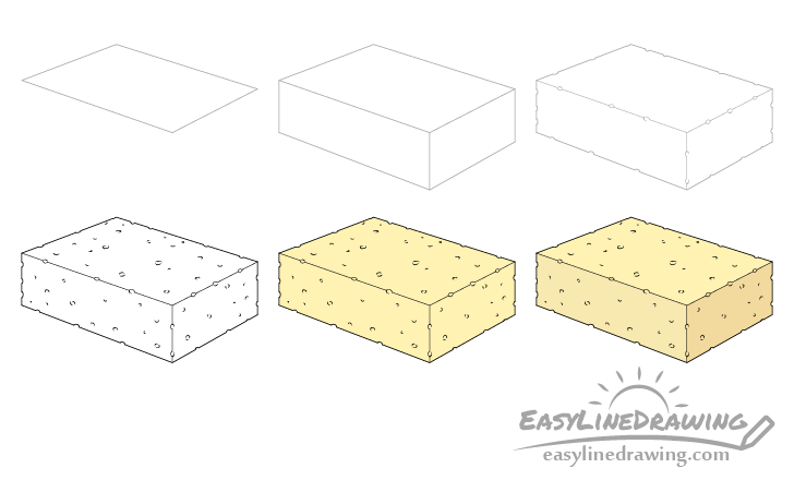 How To Draw A Sponge