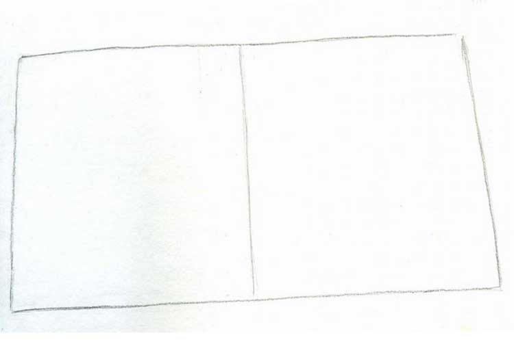 How To Draw An Open Book Standing Up